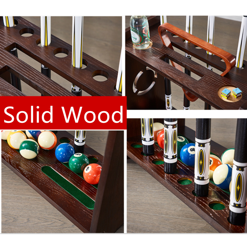 100% Great Buy! Pool Cue Stand-Solid Wood - DMA Online